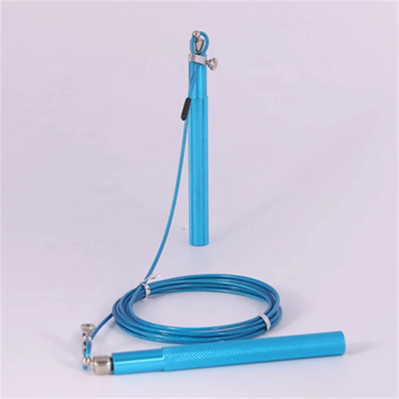 Aluminum Handle Steel Cable Rope Adjustable Speed Skipping Jump Rope ...