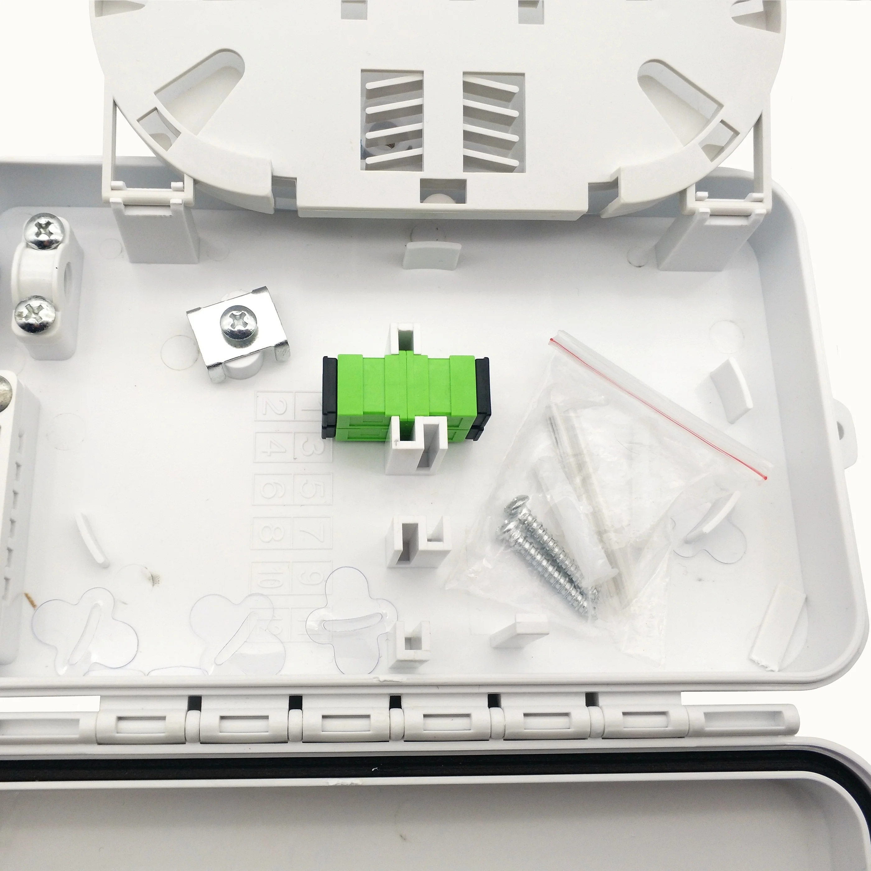 4 cores FTTH Fiber Terminal Nap Box FDB 8 core fiber optic distribution ...