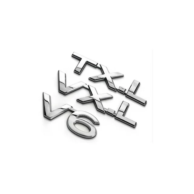 VXL,VX,TX,TXL Custom 3D Chrome Car Emblem Sticker for Toyota Prado