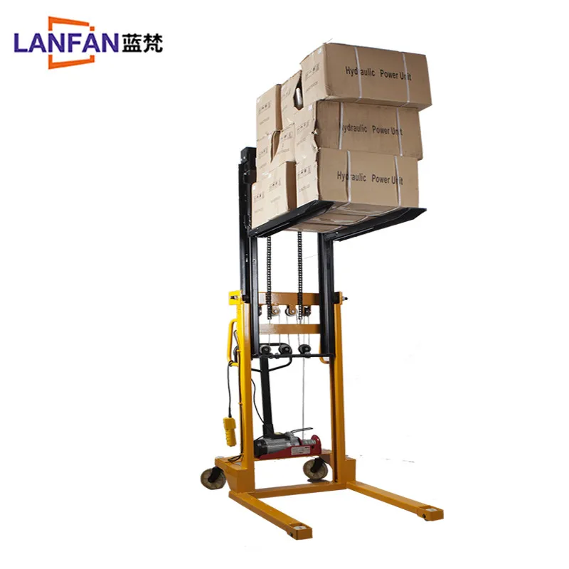 JIngxin Portable Pallet Truck Self Loading Self-lifting Semi-electric ...