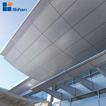 Panel Komposit Aluminium Eksterior Standar Kualitas Tinggi Atap Acp ...