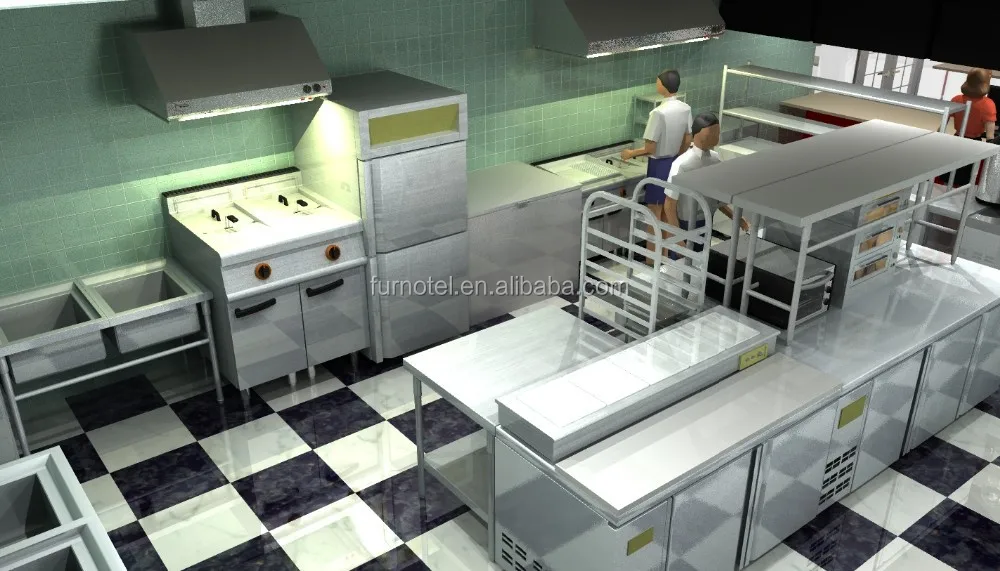 Guadeloupe BKB Fast Food Restaurant Kitchen Project
