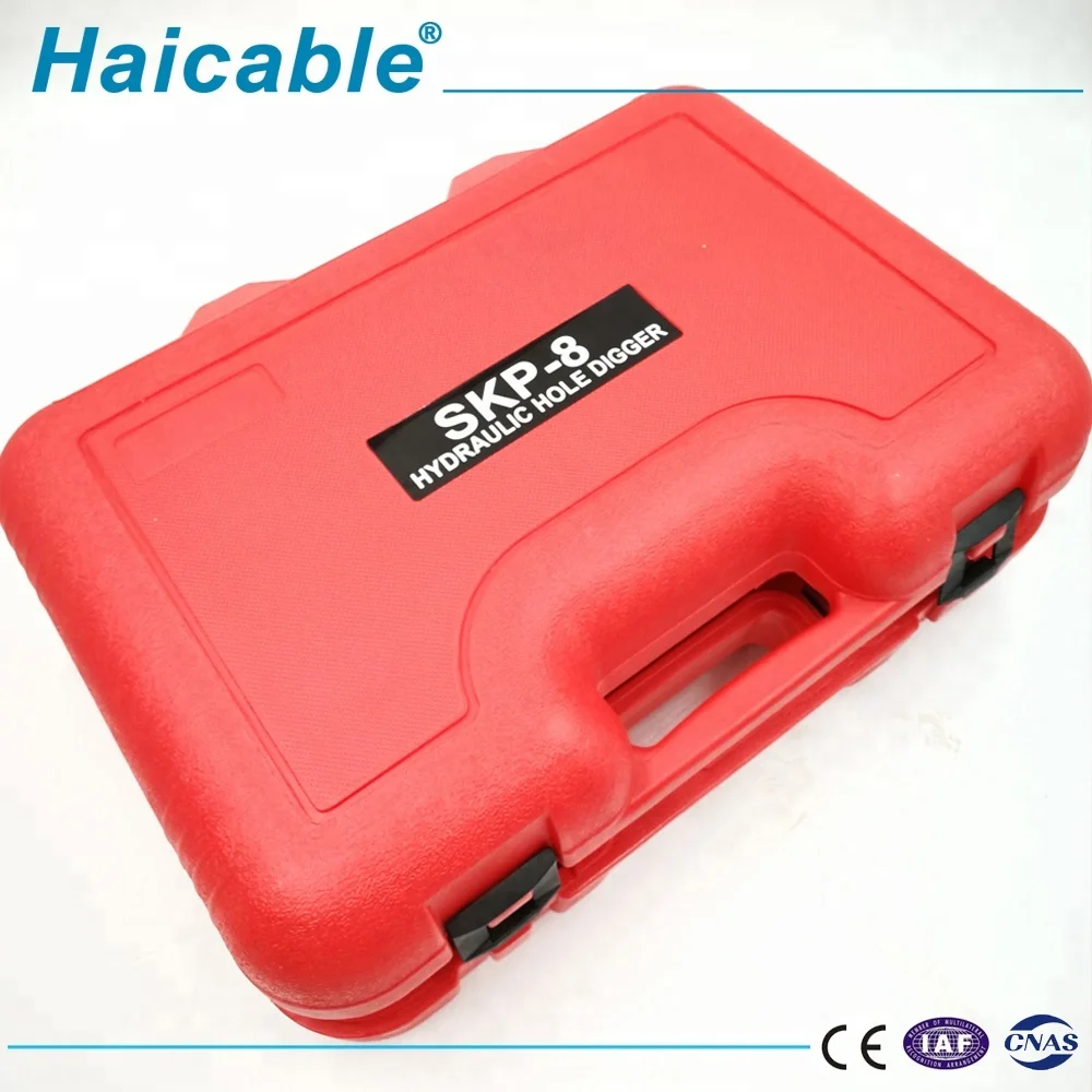 SKP-8 Hydraulic Punch Tool Steel Slotted Angle Hole Punching Machine ...