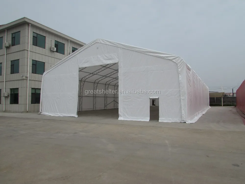 Galvanized Industrial Tents with PVC Tarpaulin for Warehouses