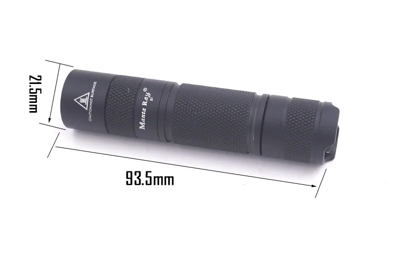 Manta Ray S1 UV Flashlight - 365nm LED for Fluorescent Detection