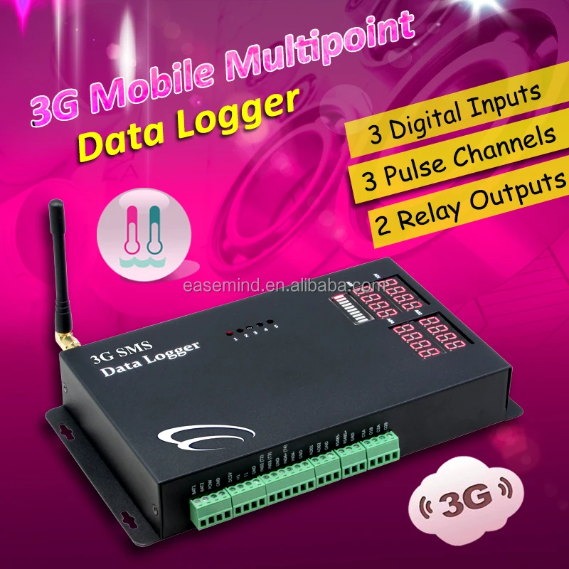 Industrial Plc Gps Sms Data Logger 3g For Pulse Counter Modbus Meter Flow With Tcp Ip - Buy Gps ...