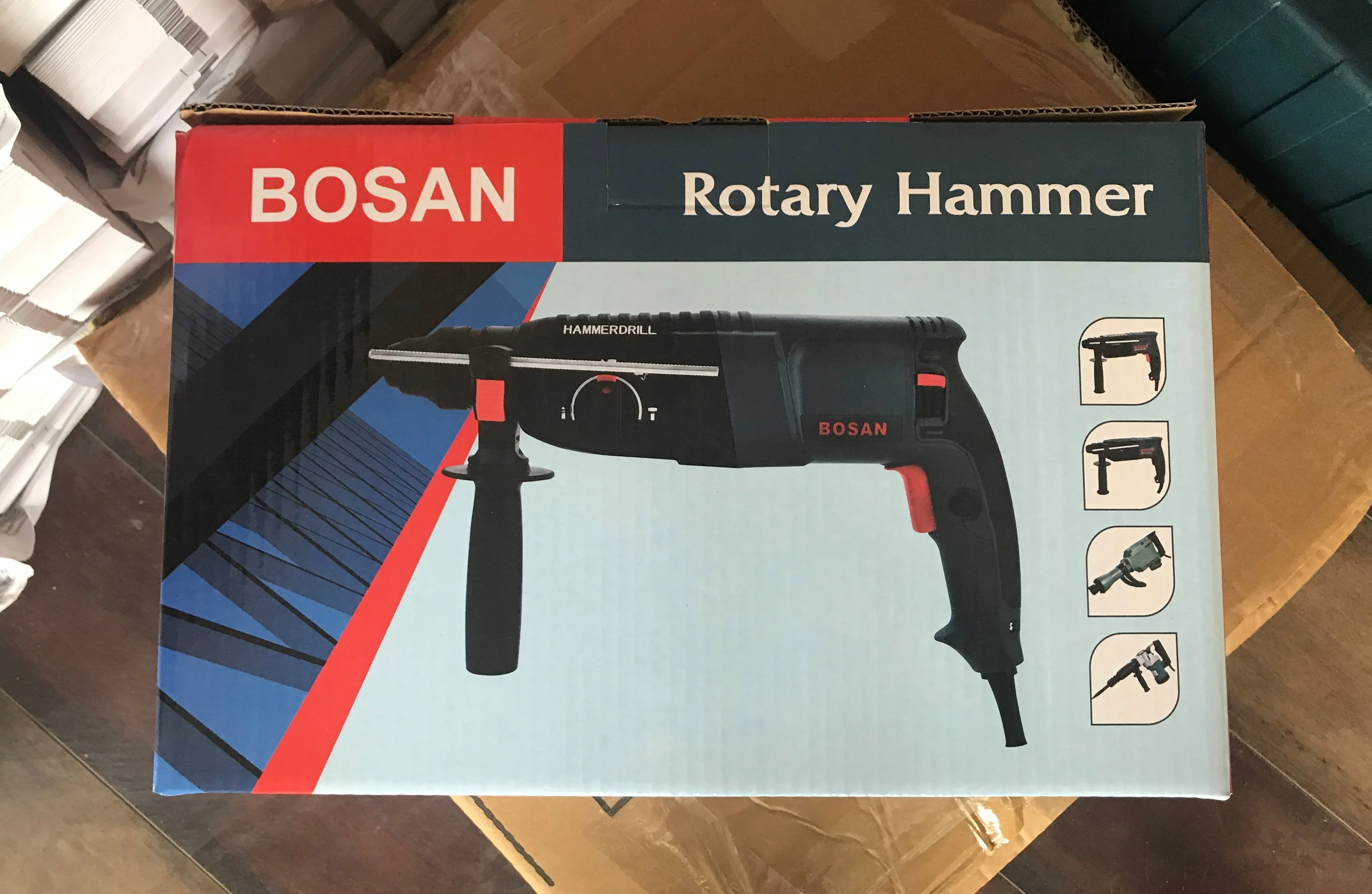 Bosan 26mm Hammer Drill Machine Electric Rotary Hammer 220v 800w With ...