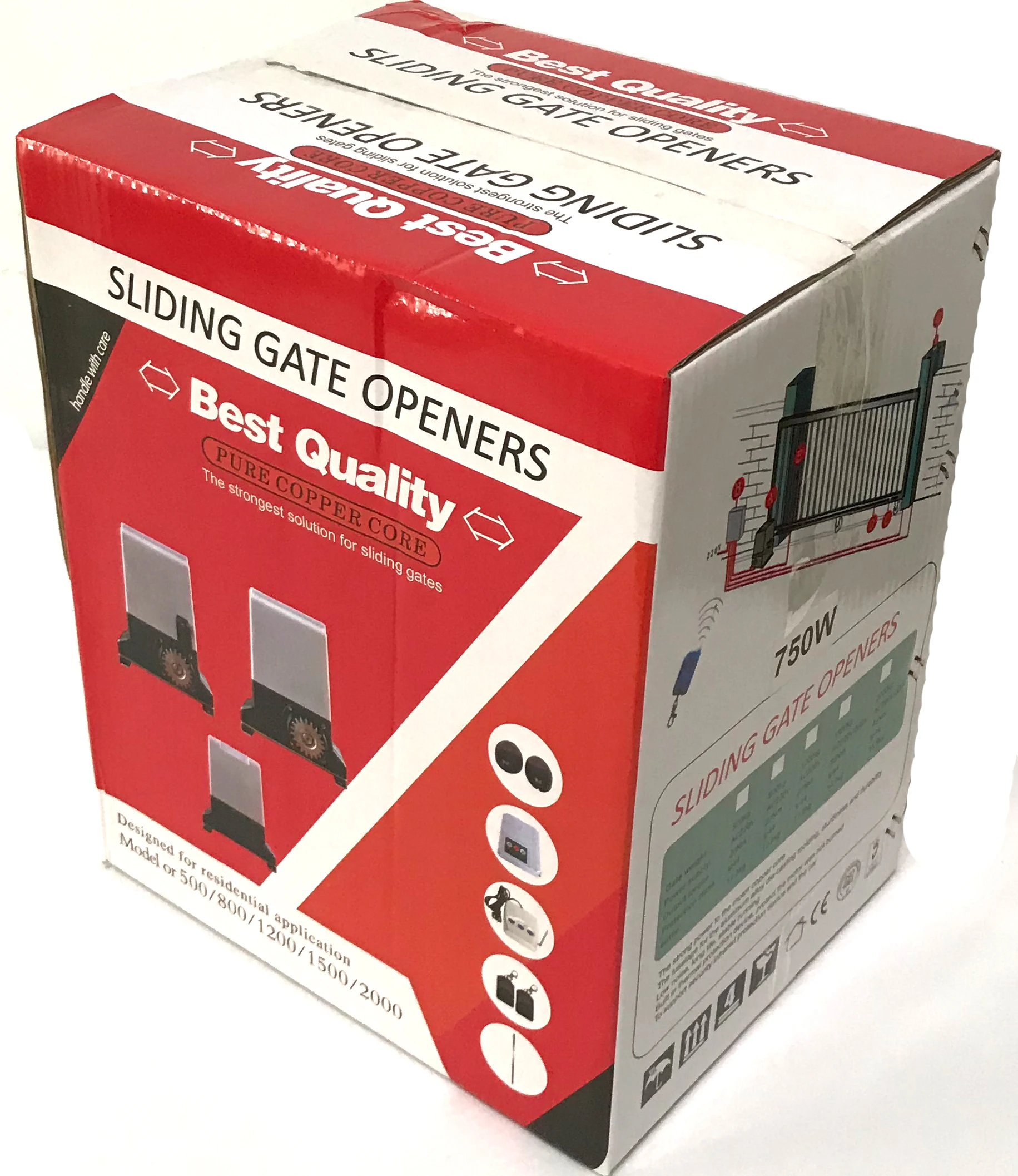 Spring Limit Switch Sliding Gate Opener For 600kg Door Operator Gear ...