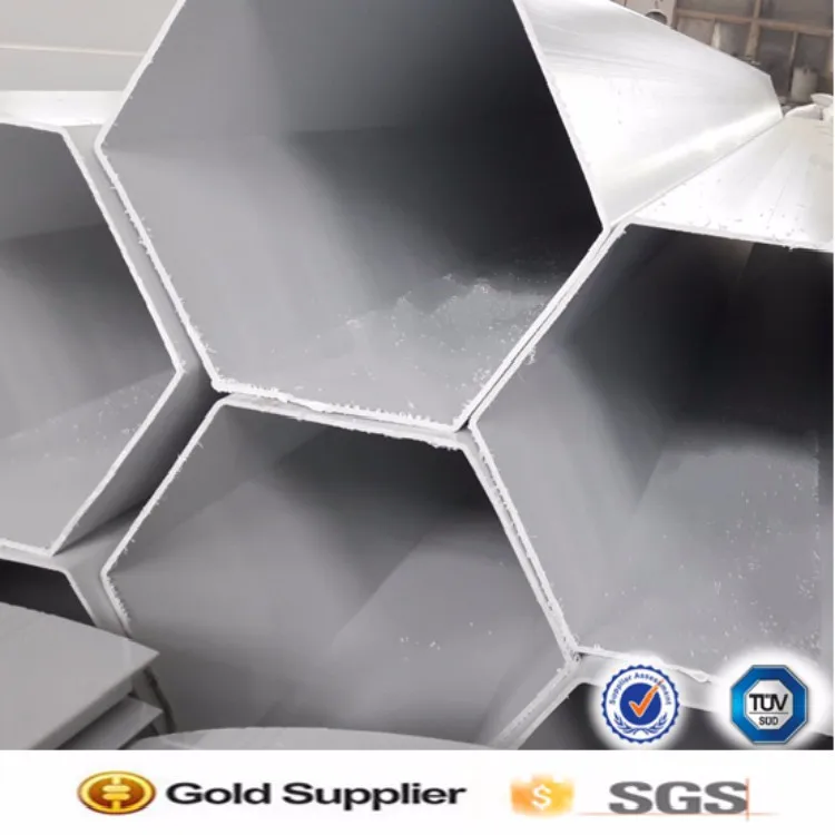 Hexagon HDPE PVC ABS Tube Pipe - Custom Sizes & Shapes