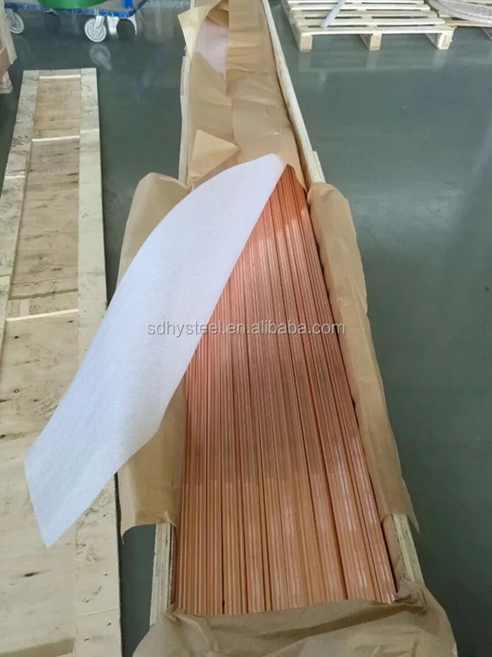 Red Color Copper Flat Rod Copper Bar C11000 - Buy Copper Flat Rod ...