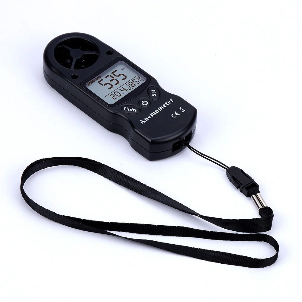 CHENF CF-300 Digital Handheld Measuring Wind Speed Meter Anemometer ...