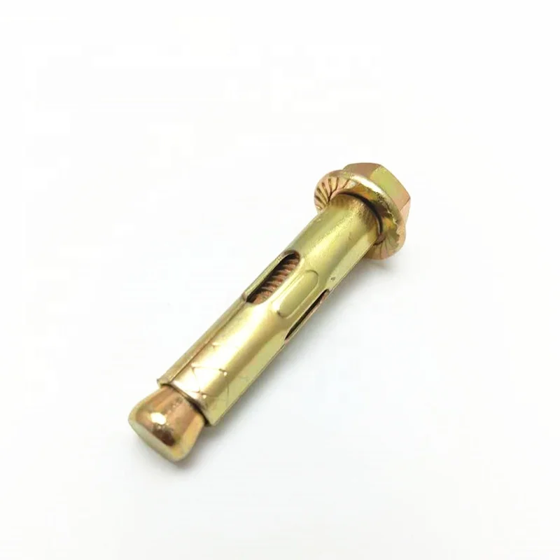 M6 sleeve anchor bolt with hex flange nut| Alibaba.com