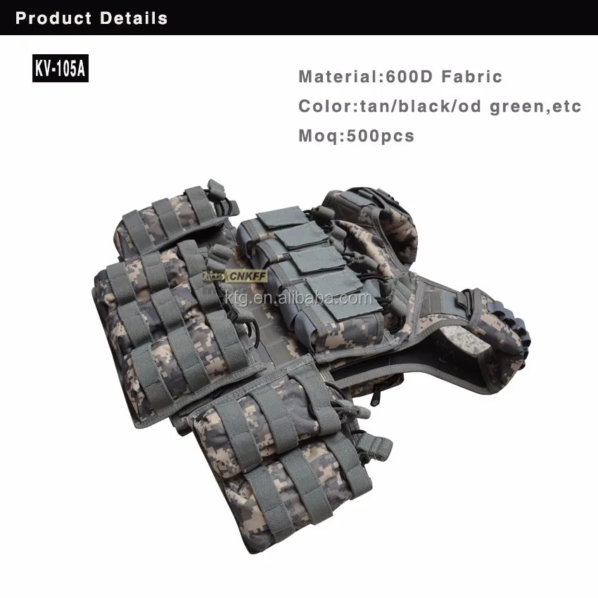 Tactical Vest With M4/m16 Magazine Pouch Protective Vest - Buy Tactical ...