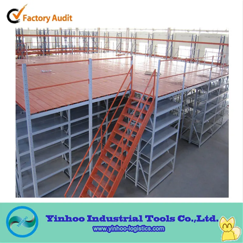 High Quality Warehouse Storage Heavy Loading Mezzanine Loft Shelf ...