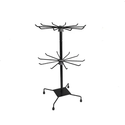 Two Layers Rotating Table Hook Rack| Alibaba.com