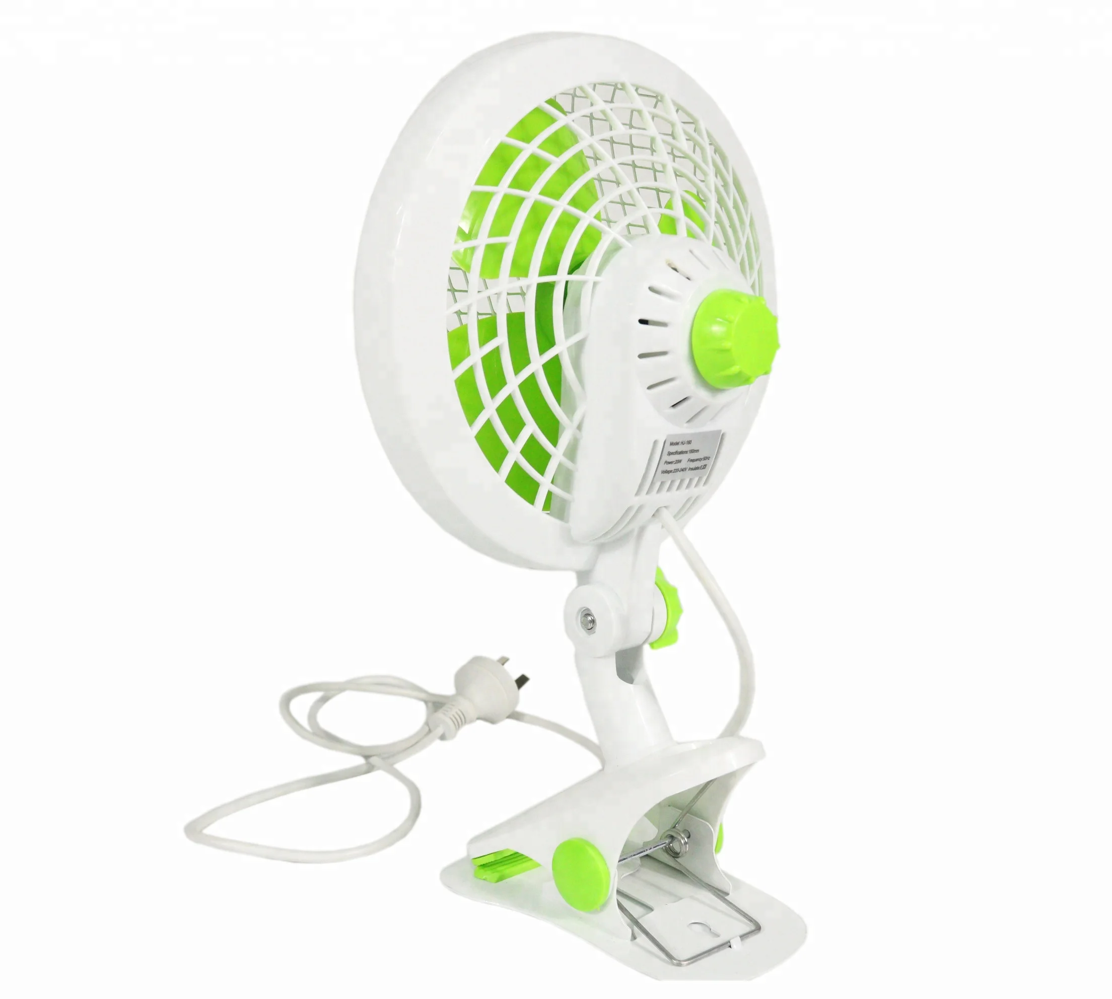 Portable Mini Clip on Fan 6 Inch - Adjustable & Efficient