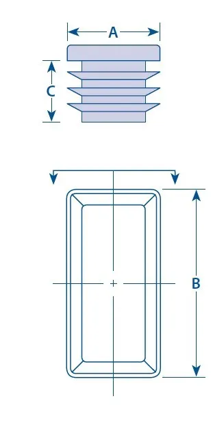 Plugs For Rectangular Standard Metric Tubes - Buy Standard Plugs For ...