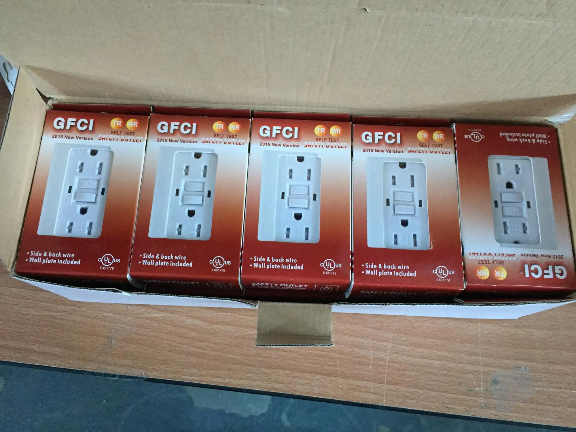 US Standard UL Listed Grounding Fault Circuit Interrupter TR WR GFCI ...