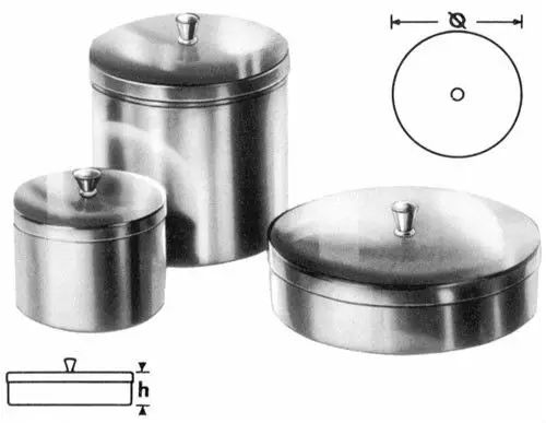 Container for Cotton Wool - High Grade Stainless Steel