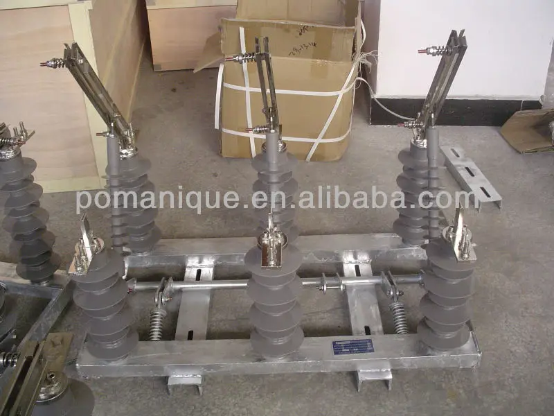 33kv High Voltage Polymer Outdoor Mv Disconnect Switch Three Phase 400a ...