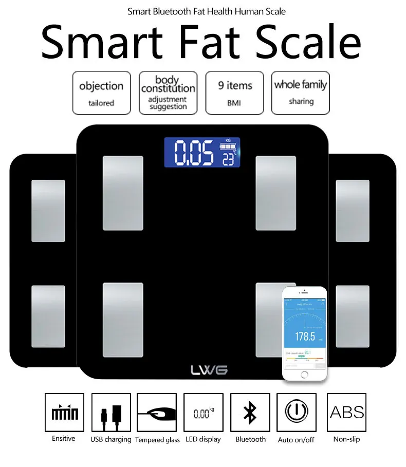 App Health Smart Electronic Programmable Weighing Scale Price India ...