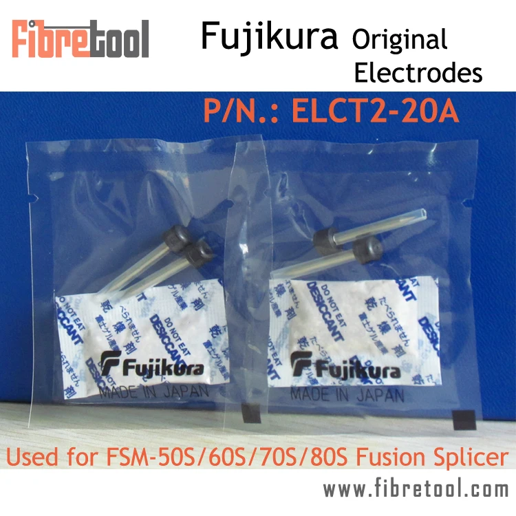 Fusion Splicer Electrodes (ELCT2-20A) is used for FSM-50S/60S/70S/80S ...