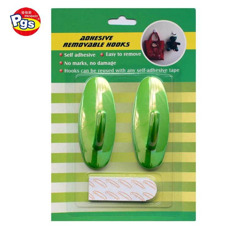 PRODIGY HR02 Adhesive Plastic Hooks - Sustainable Wall Mounts