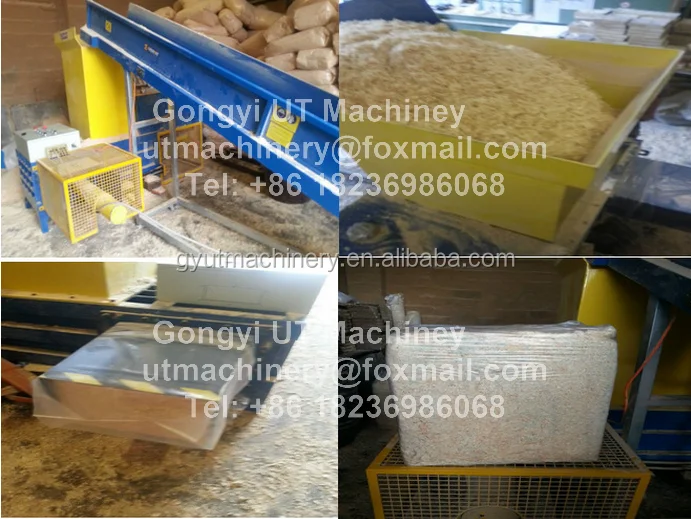 New Technology Used Wood Shaving Bagging Wood Shaving Baling Press ...