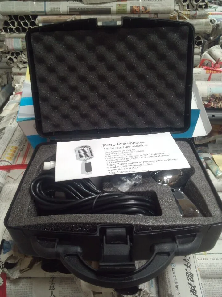 Kool Sound Vintage Style Dynamic Vocal Microphone Dynamic Vintage ...