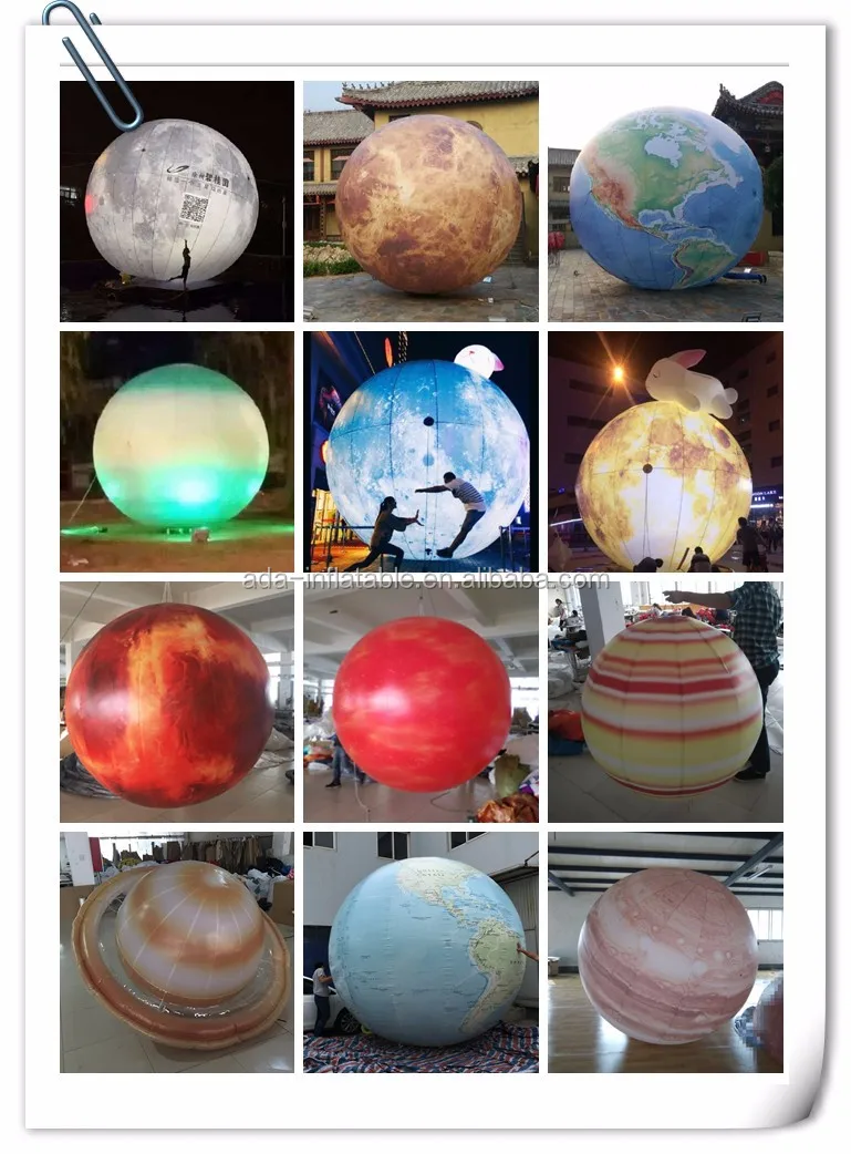 3m Customized Event - Giant Inflatable Moon Balloon 10ft