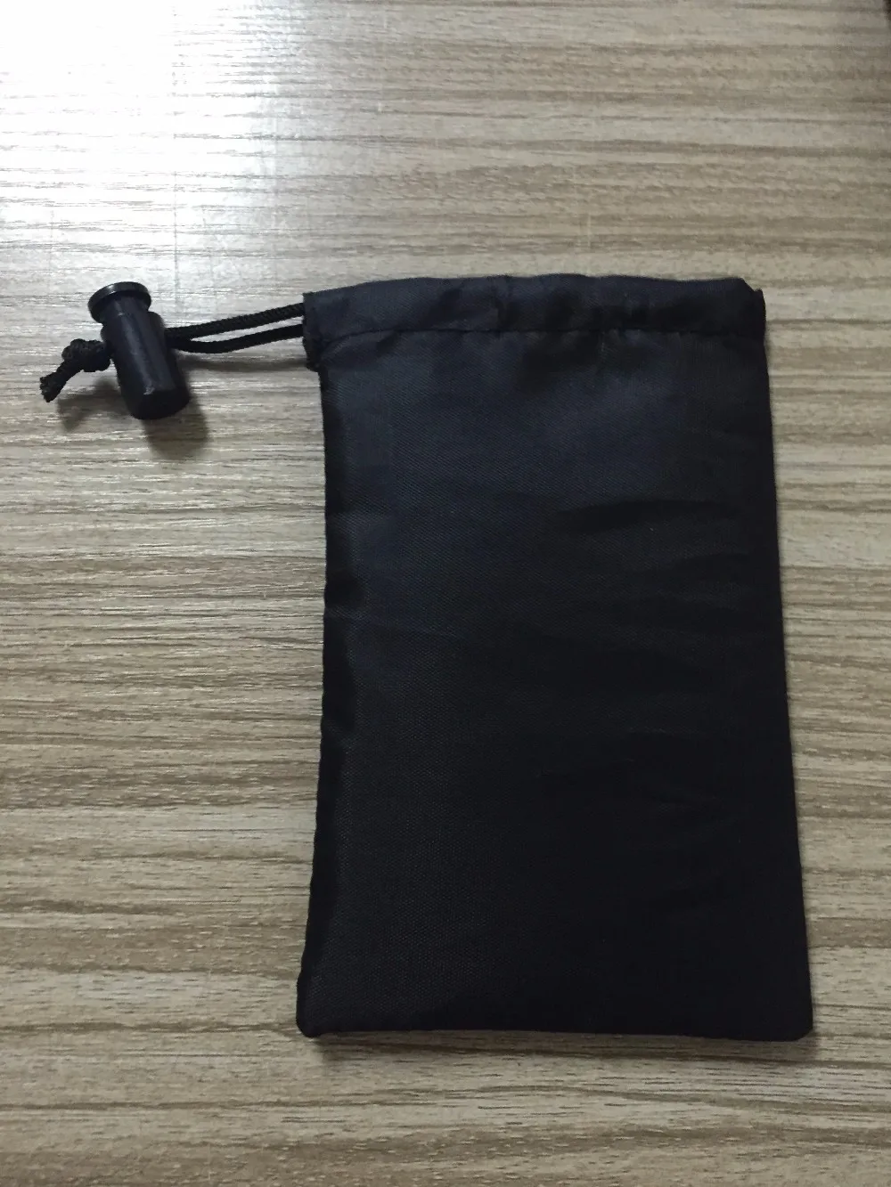 2024 Wholesale Factory Custom Logo Small Drawstring Bag 210d Black ...