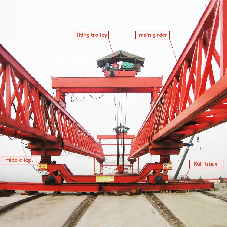 Bridge and Highway Building Crane Bridge Beam Launcher Girder Gantry ...