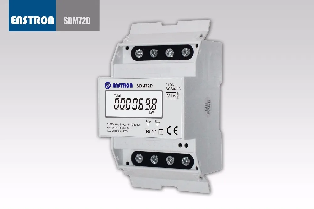 EASTRON SDM72D Digital Electric Meter - 3 Phase Kwh Meter