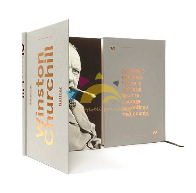 Round Spine Hardbound Book With Hot Stamping - Buy Gold Stamping ...