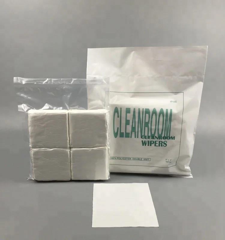 1004sle 4x4 Disposable Lint Free Polyester Cleanroom Wipes - Buy ...