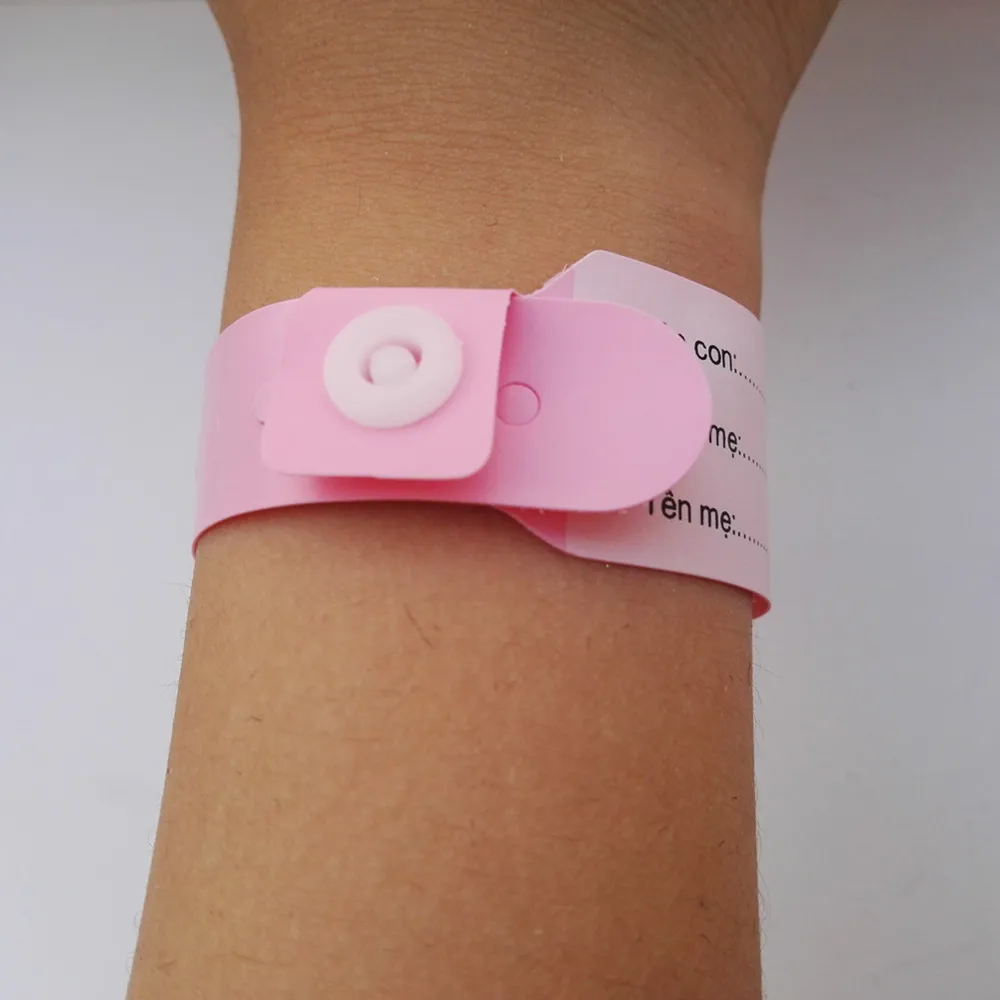Plastic Snap Fasteners For Id Bands Medical Wristband Snap Button - Buy ...