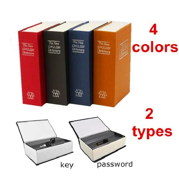 Diversion Secret Cash Jewelry Storage Hidden Key Lock Book Safe Box ...