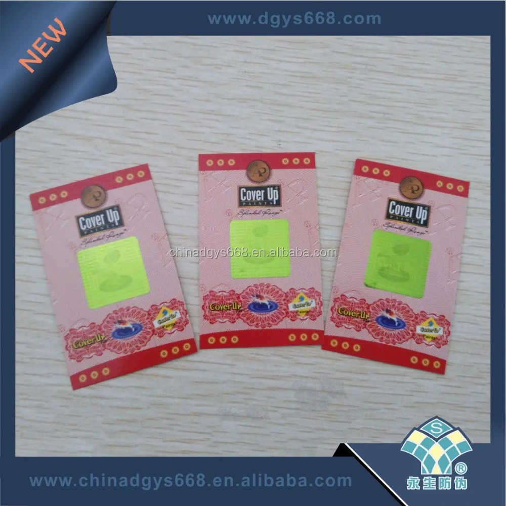 Silver Grey Color Scratching Scratch Off Layer Paper Card For Toys ...