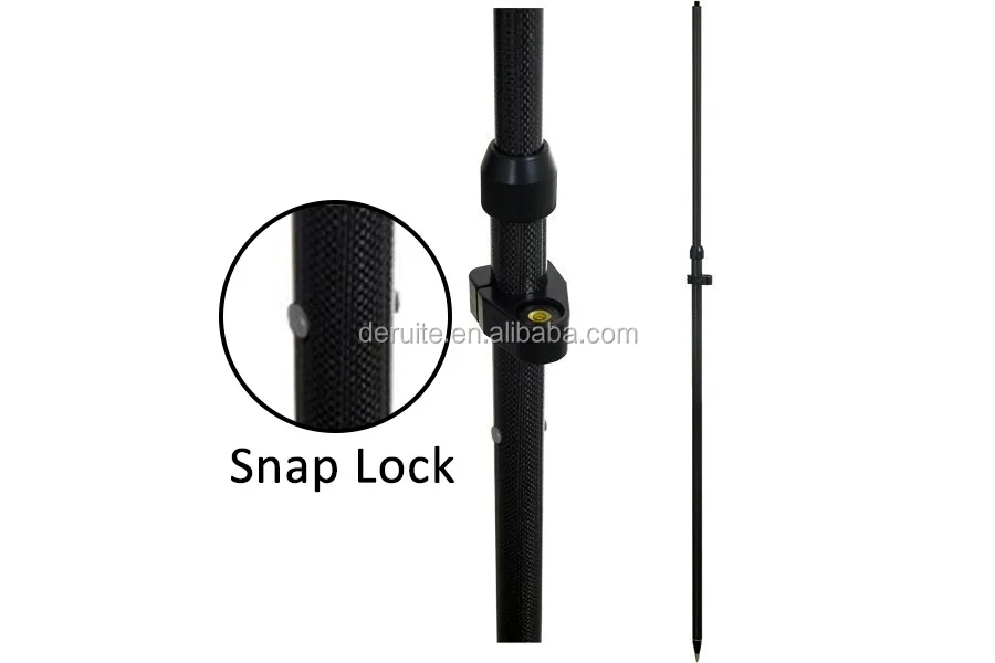 Deruite GPS Pole - Precision Carbon Fiber Surveying Instrument