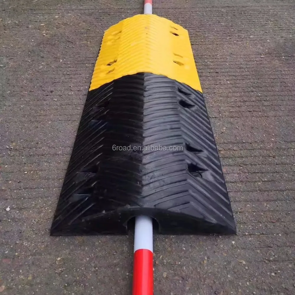 Rubber Cable Pipe Road Crossing Ramp, 60*60mm One Channel Pipe ...