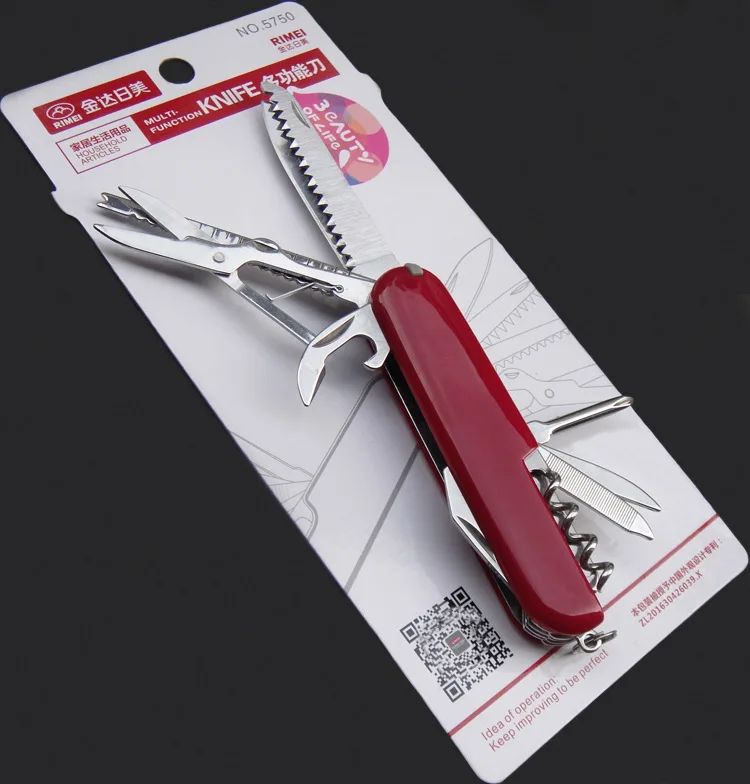 Survival Tool Multifunction Hunting Knife,Multi Purpose Folding Pocket ...