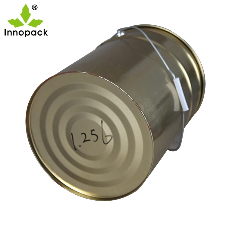 5 Gallon 20 L Metal Thick Wall Ring Lock Coating Can With Metal Handle ...