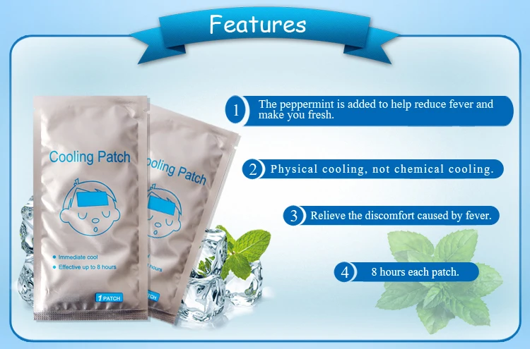 Hot Selling Cooling Gel Patch Professional Manufacturer Fever Reducing ...