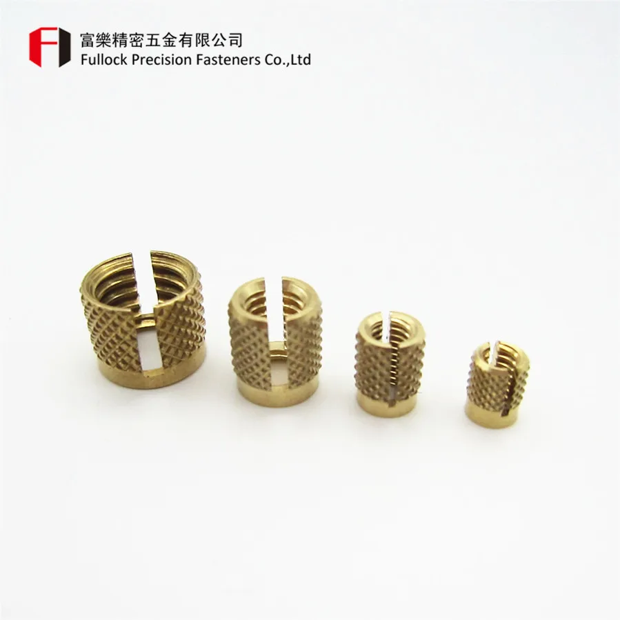 Brass Knurled Press Fit Slotting Insert Nut - Buy Slotting Insert Nut ...