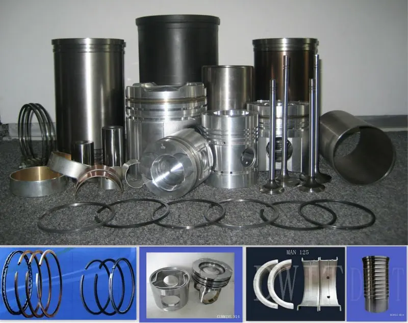 Excavator Engine Parts Engine Overhaul Kit Liner Kit D1146 DE12 DE08 ...