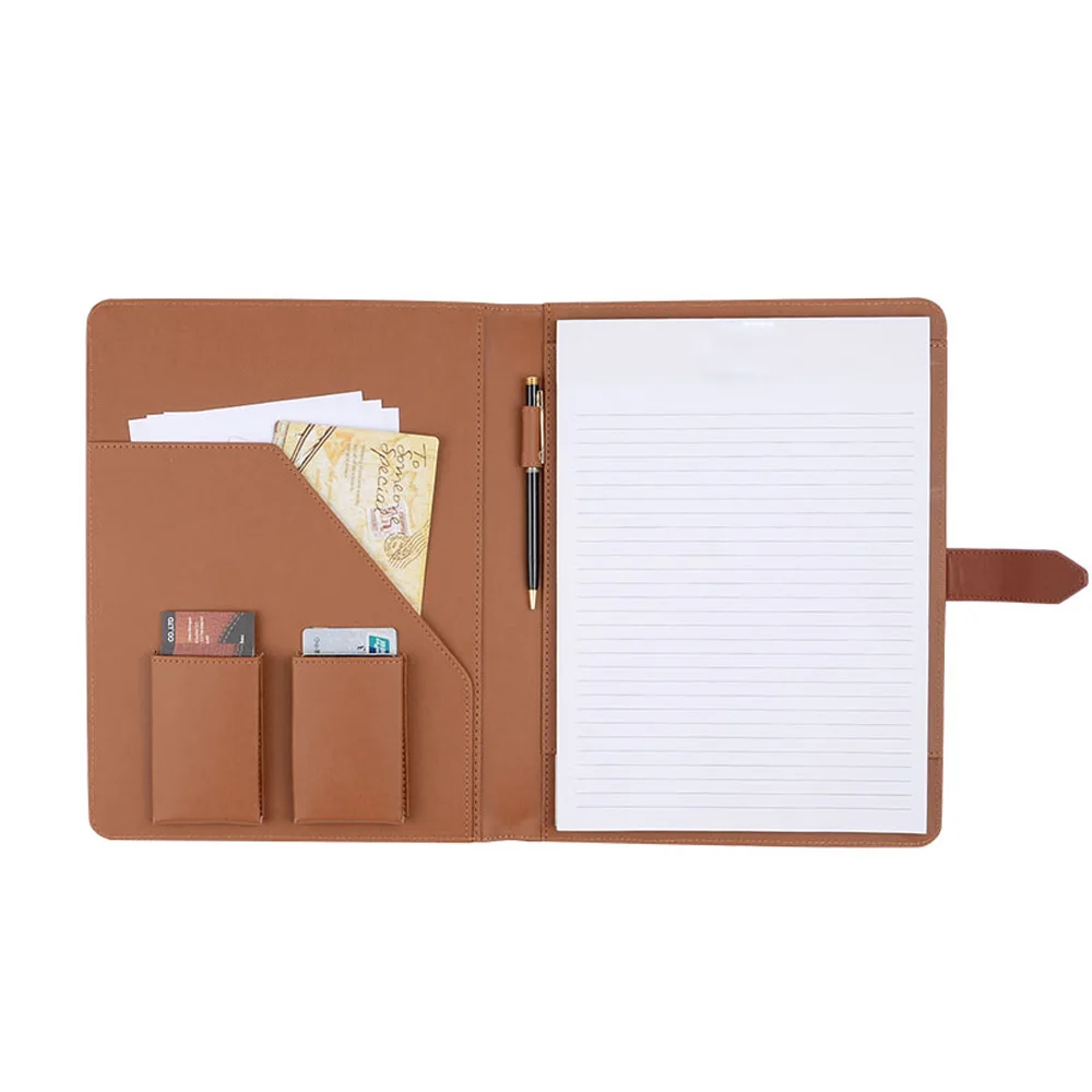 New Design Portfolio Business Notebook Cover Brown Color Notebook ...