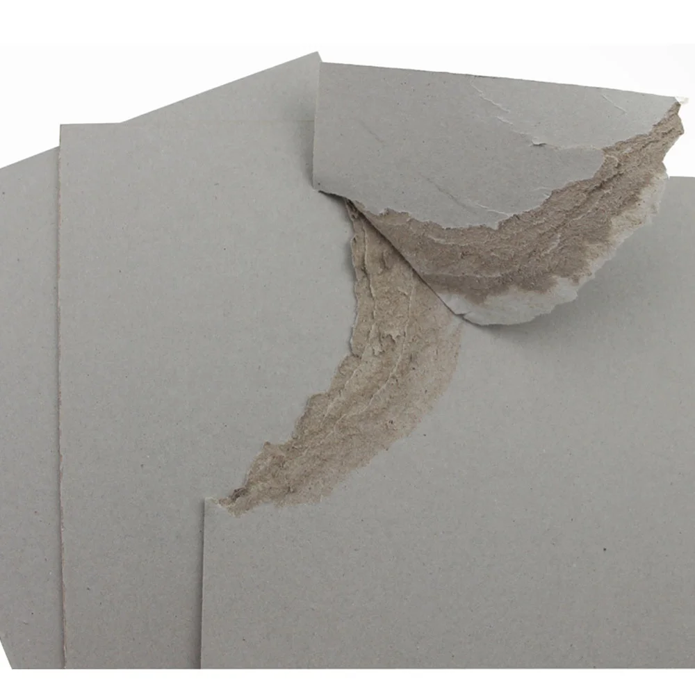 Wholesale 2mm Cardboard Grey Board Customized Material Gray Cardboard ...