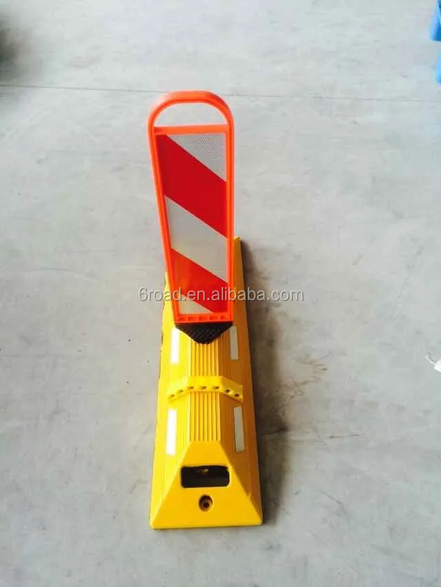 6road Rubber Lane Dividers - Durable & Reflective Traffic Separators