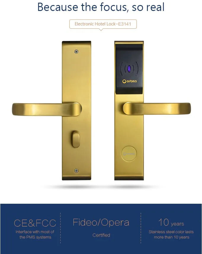 ORBITA Smart Card Access Control System Rf Hotel Room Door Lock With ...