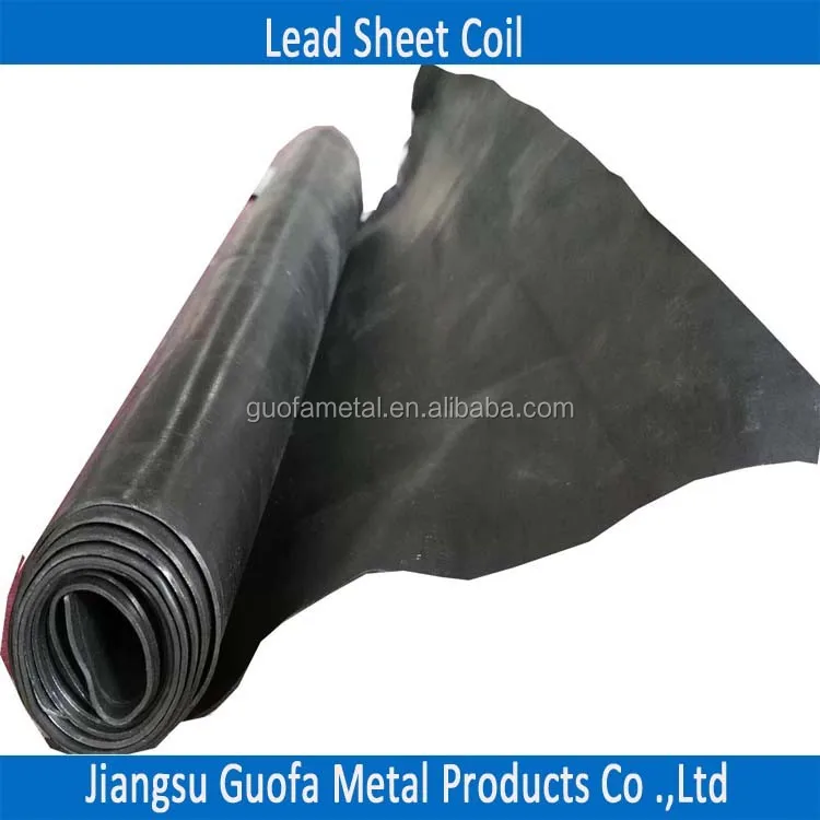 99.99% Gulungan Lembaran Timbal Logam Pelindung Radiasi 1mm 2mm Murni ...